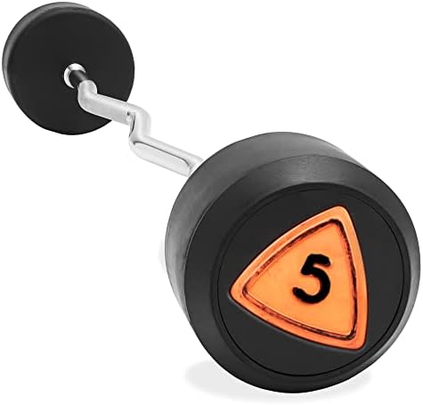 Buy WATSON Curl Weight Bar, 15 Kg, with Fixed Weight Heads Weight ...