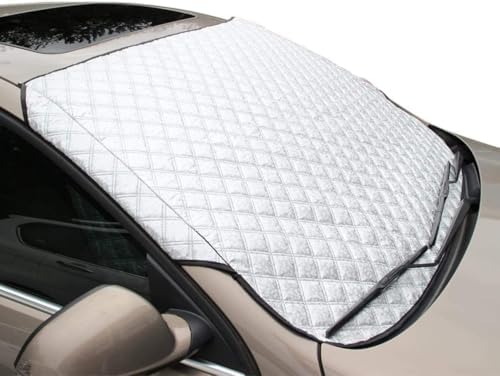 Car Windscreen Shield, Heavy Duty Foil Shade for All Weather, Snow ...