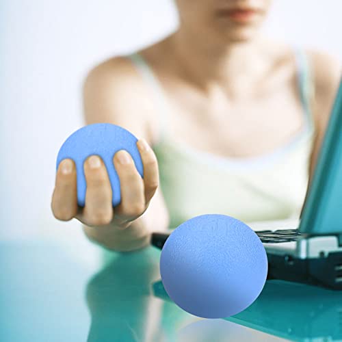 Hand Exercise Balls, Silicone Squeeze Stress Ball Massage Therapy Grip ...