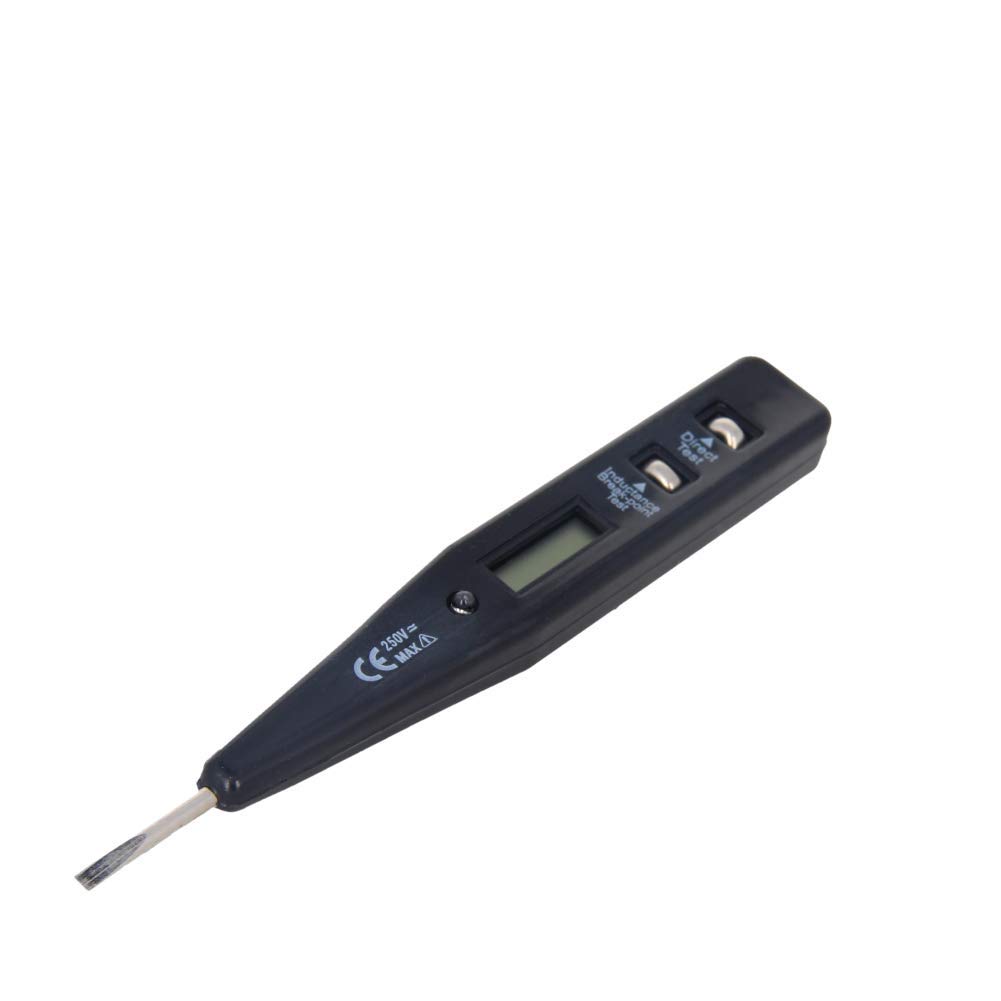 Jutagoss Black Digital Voltage Tester Pen Tester Screwdriver 12-220V ...