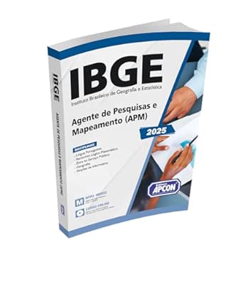 Apostila IBGE 2025 - Agente de Pesquisas e Mapeamento (APM) - Livros na ...
