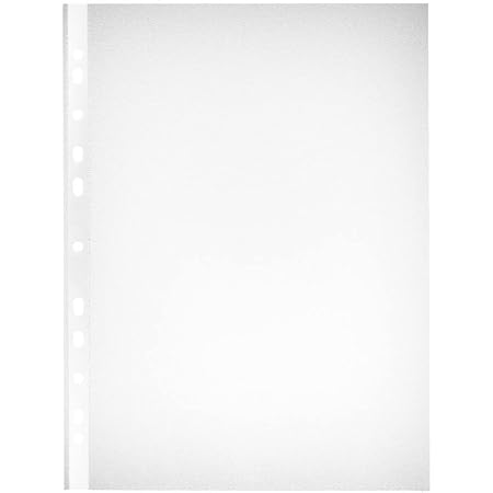 Herlitz A4 Punched Pocket - Clear (100 Sheets) : Amazon.co.uk ...