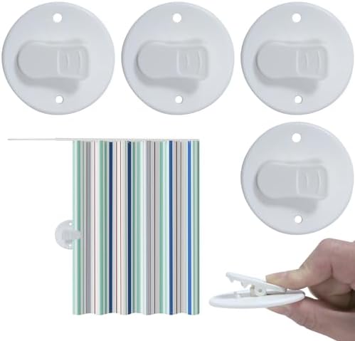 Amazon.com: SlipX Solutions Adhesive Shower Splash Clips for Shower ...