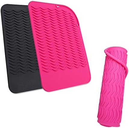 Amazon.com : BangBoom Heat Resistant Silicone Mat for Curling Irons ...