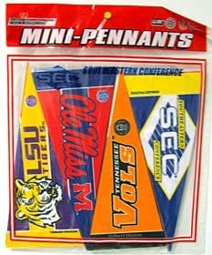 Amazon.com: SEC Mini Pennant Set (all 12 Teams) by "Rico Industries ...