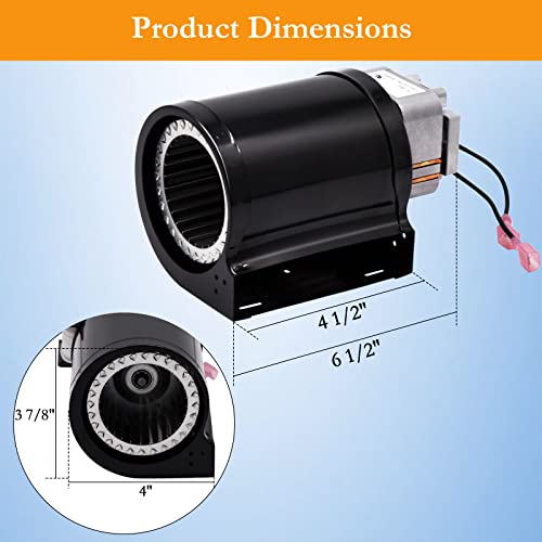 Snapklik.com : Criditpid Wood Stove Front Blower Motor For Avalon ...