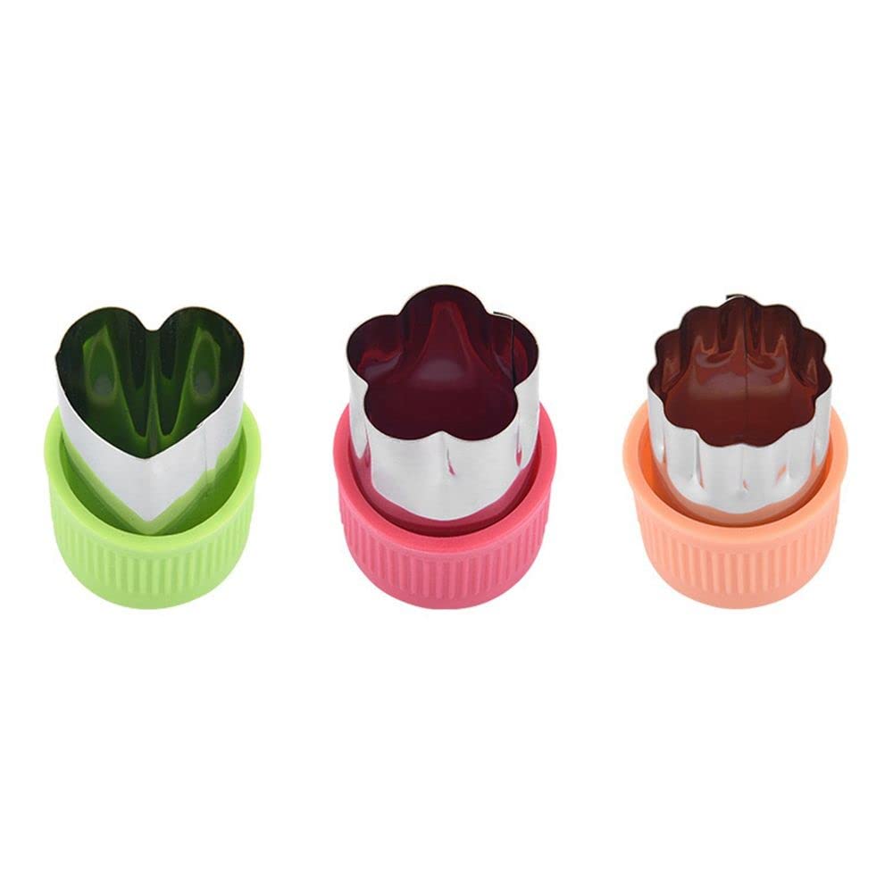 Buy 3Pcs Vegetable Cutter Shapes Set,Mini Pie,Fruit and Cookie Stamps ...