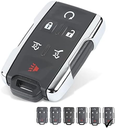 Amazon.com: Replacement Key Fob Case Fit for Chevy Tahoe Suburban GMC ...