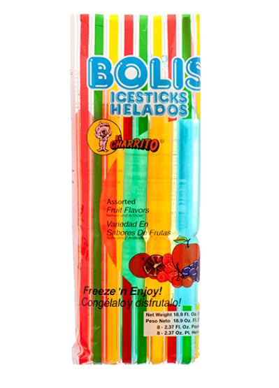 Amazon.com: Bolis Ice Sticks Helados Surtido de sabores frutales. Peso ...