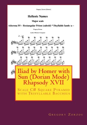 Iliad by Homer with Sun (Dorian Mode) Rhapsody XVII: Scale C# Square ...
