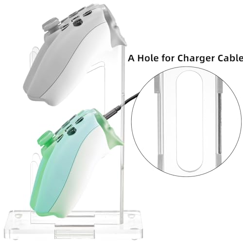 Snapklik.com : 2 Pack Acrylic Controller Stand, Universal Dual Game ...