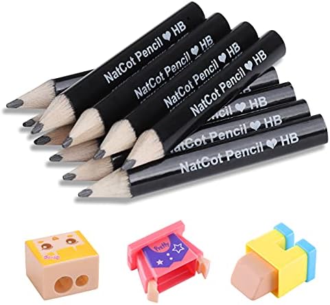 NatCot Triangular Fat Pencil For 2-8 Years Old Kids Use.10 Pencil With ...