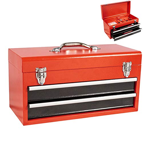 Buy 2-Drawer Tool Chest Tool Box,Portable Tool Chest,Big Tool Storage ...