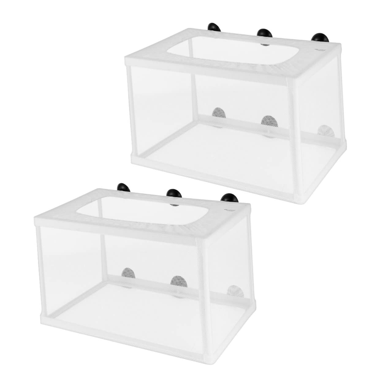 Fish Tank 2-Pack Fish Breeder Box – Transparent Isolation Tank With ...