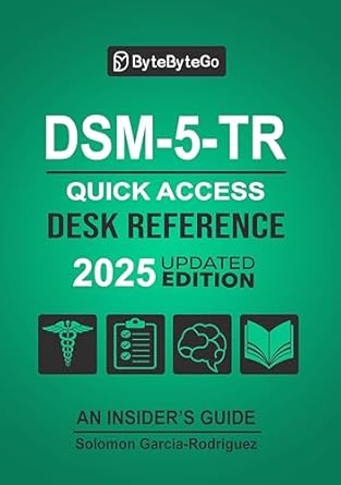 Amazon.com: DSM-5-TR: Quick Access Desk Reference-An Insiders's Guide ...