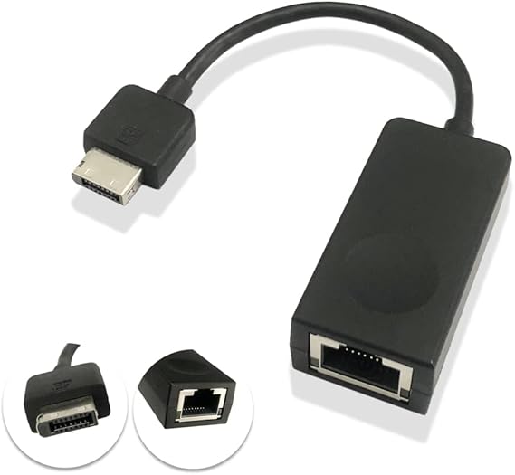 Amazon.com: GinTai Ethernet dongle RJ45 Adapter Cable 4X90Q84427 for ...