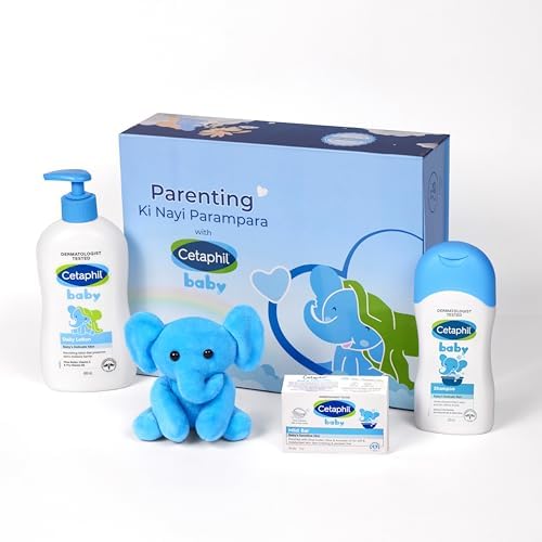Cetaphil Baby Gift packs with Soft Toy | Bath Time Essentials Set ...