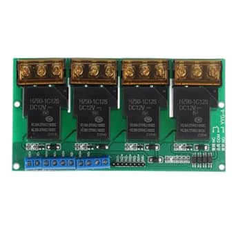 4 Channel Optocoupler Relay Module, Programmable Expansion Board for ...