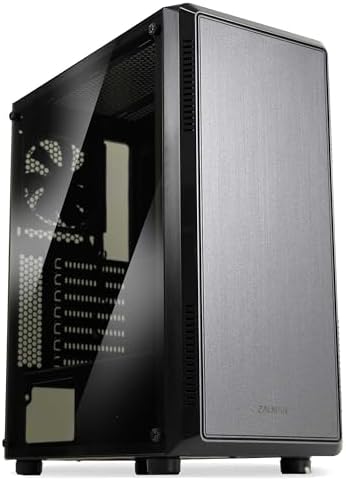 Amazon.com: DARKROCK EC2 Black ATX Mid Tower PC Case, Type-C Ready ...