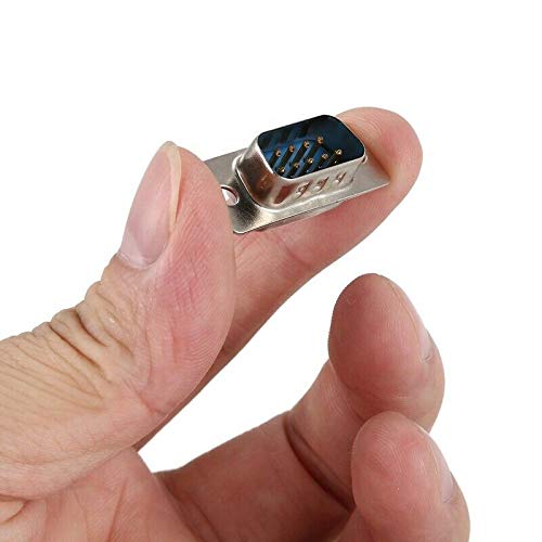 15 Pieces DB9 db-9 RS232 Male 9 pin VGA Connector Interface Adapter ...