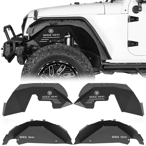 Amazon.com: XOOKUN Front & Rear Inner Fender Wheel Well Inner Liners ...