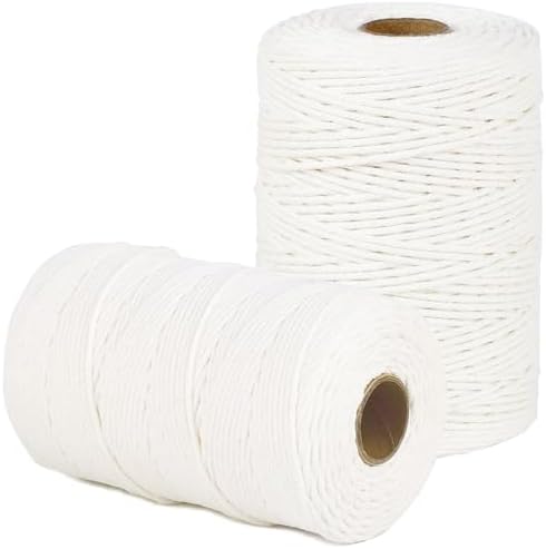 Amazon.com: Tenn Well Butchers Cooking Twine, 328 Feet 3Ply 1mm Cotton ...