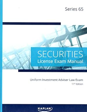 Kaplan Series 65 License Exam Manual, 12th Edition: Kaplan Financial ...
