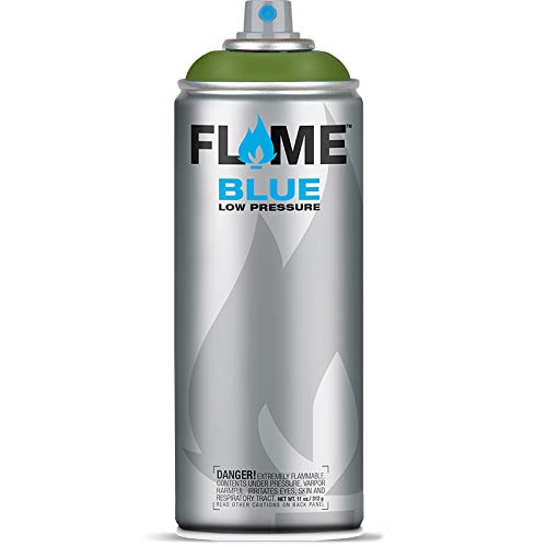 Flame Blue Low Pressure Acrylic Camo Green Colour Graffiti Spray Paint ...