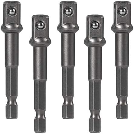 DEWALT Socket Adapter, Hex Shank, Impact Ready, 1/4-Inch to 3/8-Inch ...