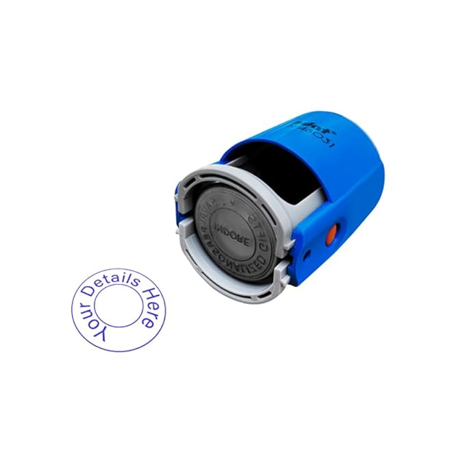 Savri Personalized Custom Stamp Mohar-Name,Designation & Firm Engraved ...