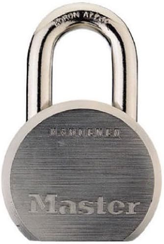 Master Lock Padlock, Solid Steel Lock, 2-1/2 in. Wide, 930DPF - Pad ...