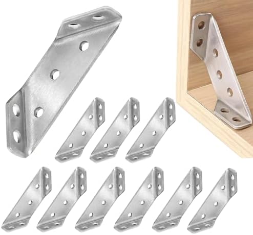 Amazon.com: Universal Stainless Steel Furniture Corner Connector, Angle ...