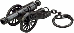 Amazon.com : Medium Cannon Key Ring - Pewter : Key Tags And Chains ...