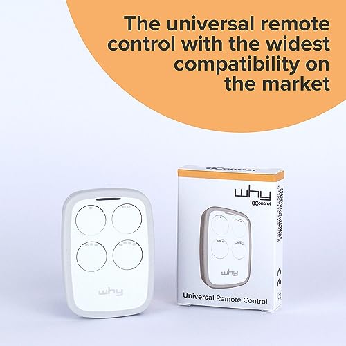 1Control WHY, Universal 4-key Remote Control, for Opening Gates and ...