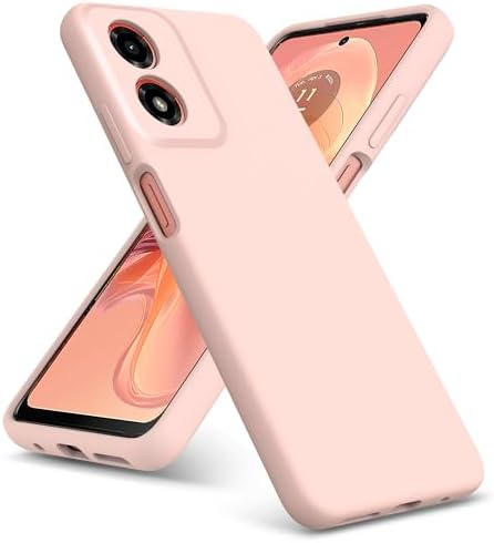 for Motorola Moto E14 / G04 / G04s / G24 Case, Slim Liquid Silicone Shockproof [Anti-scratch ...