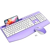 Amazon.com: Wireless Keyboard and Mouse Combo - Dual System RGB Backlit ...