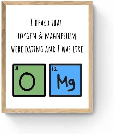 Amazon.com: Chemistry Pun Wall Art Decorations for Classroom Learning ...