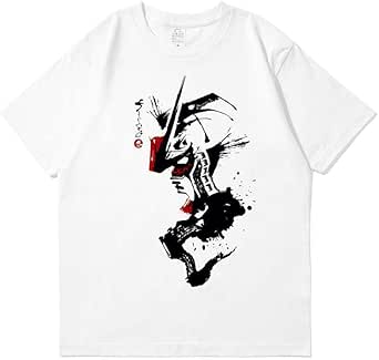 Amazon | [DAGNI] 機動戦士ガンダム GUNDAM MS-06S シャア·アズナブル アニメ 漫画 Tシャツ メンズ レディース ...