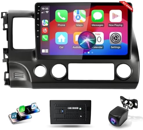 Amazon.com: Haudio Double Din Car Stereo for Honda Civic 2006-2011 - 10 ...