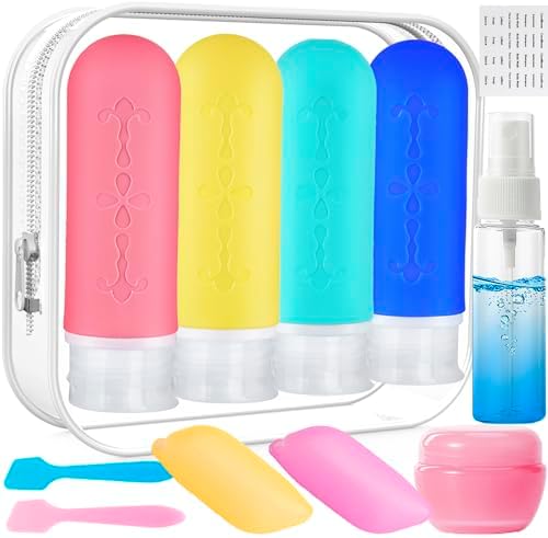 Amazon.com: Redfly 17PCS Travel Bottles for Toiletries, TSA Approved ...