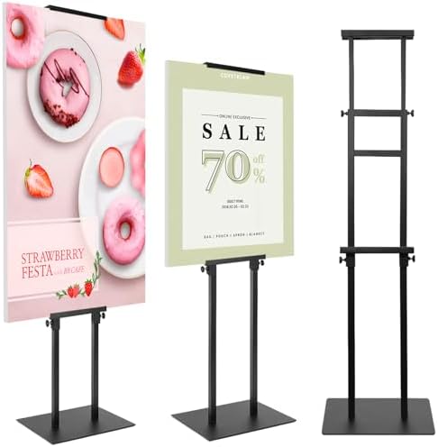 Amazon.com: STANDNEE Poster Stand Heavy Duty Poster Board Stand, Double ...