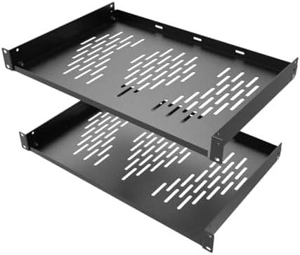 Amazon.com: StarTech.com 2U Server Rack Shelf - Universal Vented Rack ...