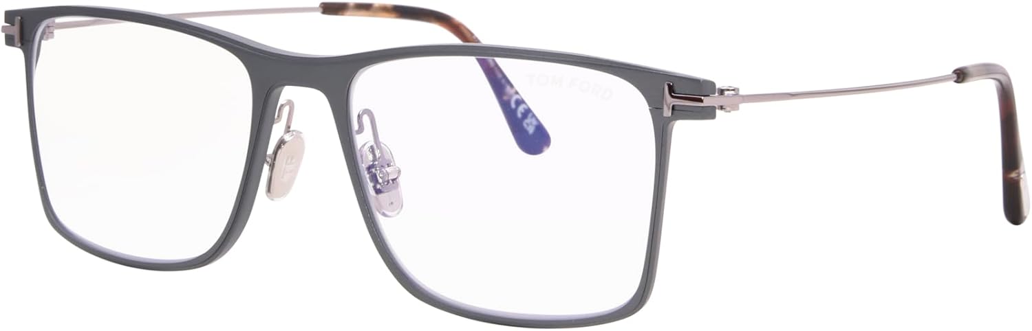 Amazon.com: Tom Ford Eyeglasses FT 5865 -B 020 Matte Stone Grey, Shiny ...