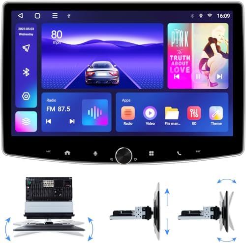 Amazon.com: Single Din Touch Screen Radio - Car Stereo with Carplay ...
