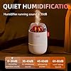 Amazon.com: Portable Mini Humidifier, Small Cool Mist, Personal Desktop ...