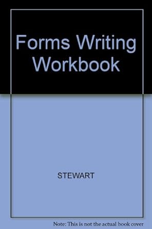 Forms Writing Workbook: STEWART: 9780133273540: Amazon.com: Books