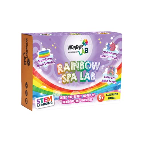 DIY Science Kit Rainbow & Unicorn Spa Lab | Soap Making, Bath Bombs ...