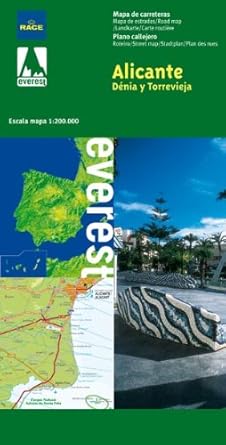 Mapa provincial de Alicante, Denia y Torrevieja: Mapa de carreteras ...