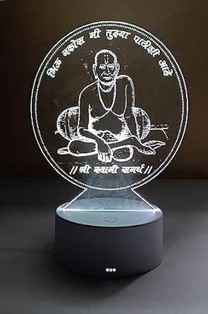 Buy KAPNNOVATIVE Solutions Acrylic Engraved Shree Swami Samarth with ...