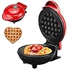 Amazon.com: Aquox Mini Waffle Maker,4 Inch Non-Stick Griddle for ...